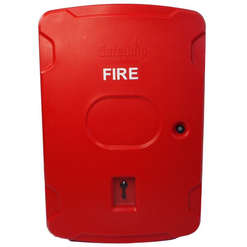 9kg Double Bottle Lockable Plastic Fire Cabinet | Safety Signs & Equipment
